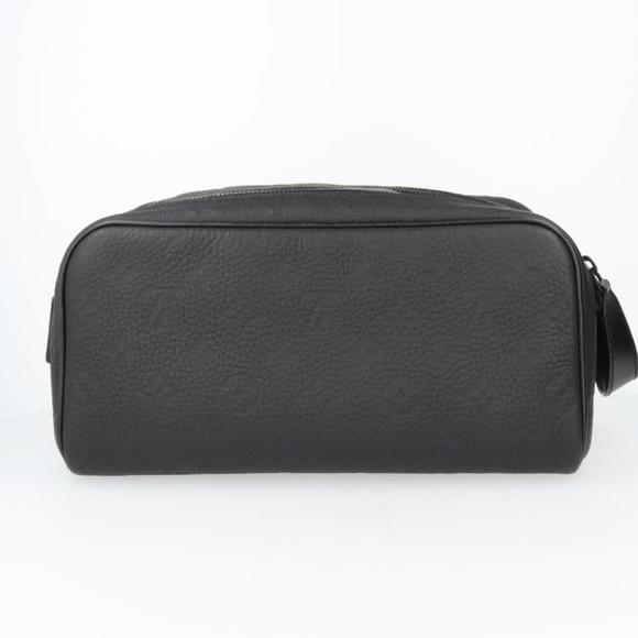 Louis Vuitton | Bags | Louis Vuitton Dop Kit Taurillon Leather Black ...